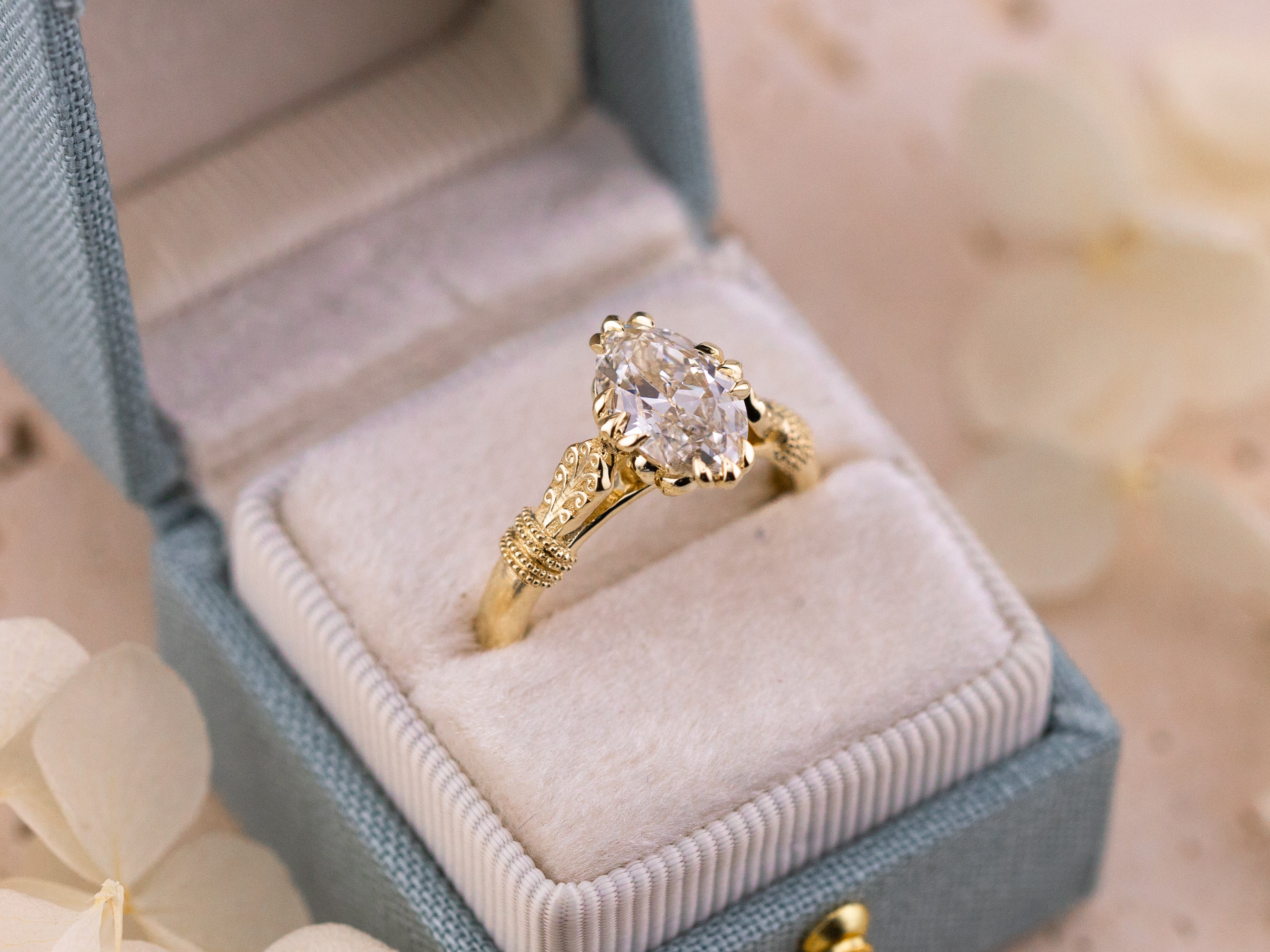 2.02ct Fleur De Lis engagement ring – Ruby Harper Fine Jewelry